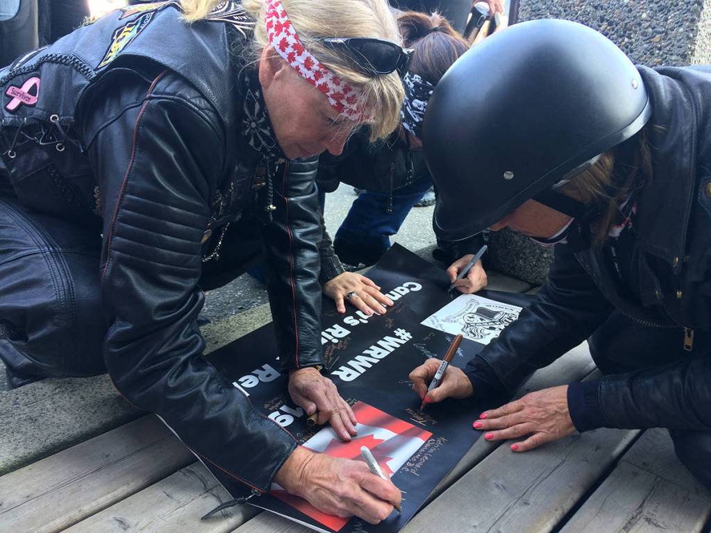 Women bikers roll through B.C. to promote worldwide relay | Keremeos Review